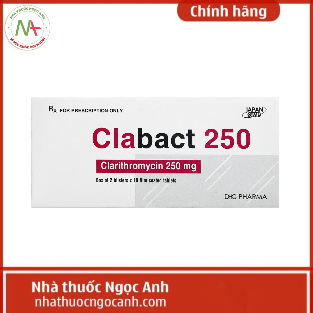 Thuốc Clabact 250 (Clarithromycin) là thuốc gì, có tác dụng gì?