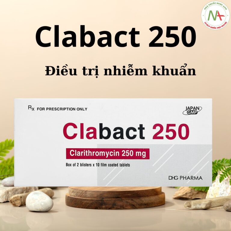 Thuốc Clabact 250 (Clarithromycin) là thuốc gì, có tác dụng gì?