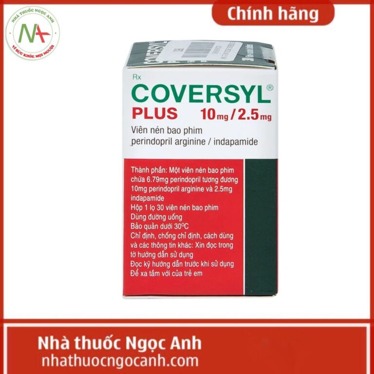 Thuốc Coversyl Plus 10mg/2.5mg (Perindopril, Indapamide) có tác dụng gì?