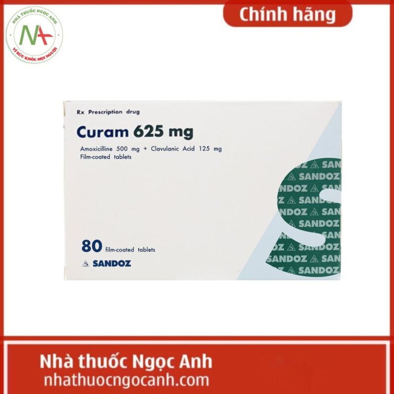 Thuốc Curam 625mg (Amoxicillin, Acid clavulanic) có tác dụng gì?