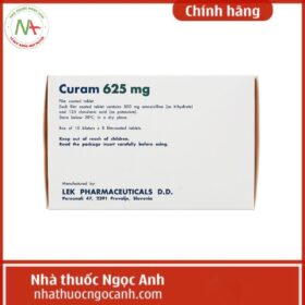 Thuốc Curam 625mg (Amoxicillin, Acid clavulanic) có tác dụng gì?