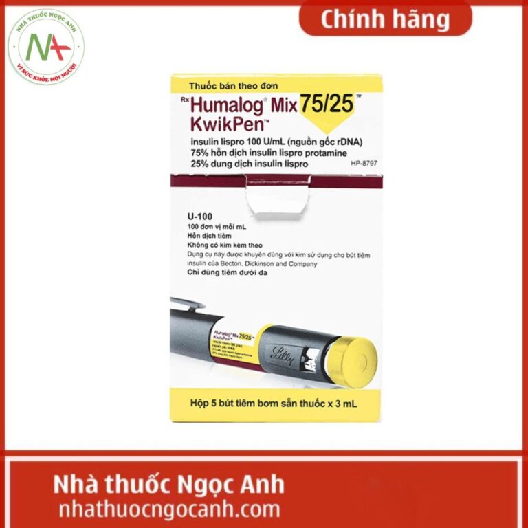 Thuốc Humalog Mix 75/25 Kwikpen là thuốc gì, có tác dụng gì?