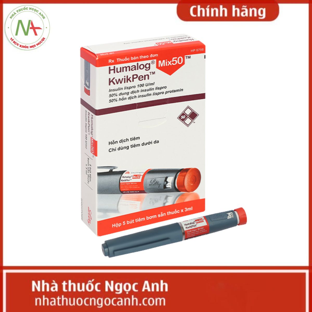Thuốc Humalog Mix50 Kwikpen là thuốc gì, có tác dụng gì, giá bao nhiêu?