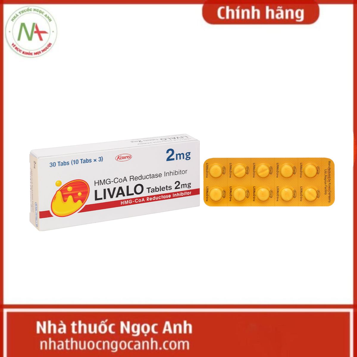 Thuốc Livalo Tablets 2mg (Pitavastatin) là thuốc gì, có tác dụng gì?