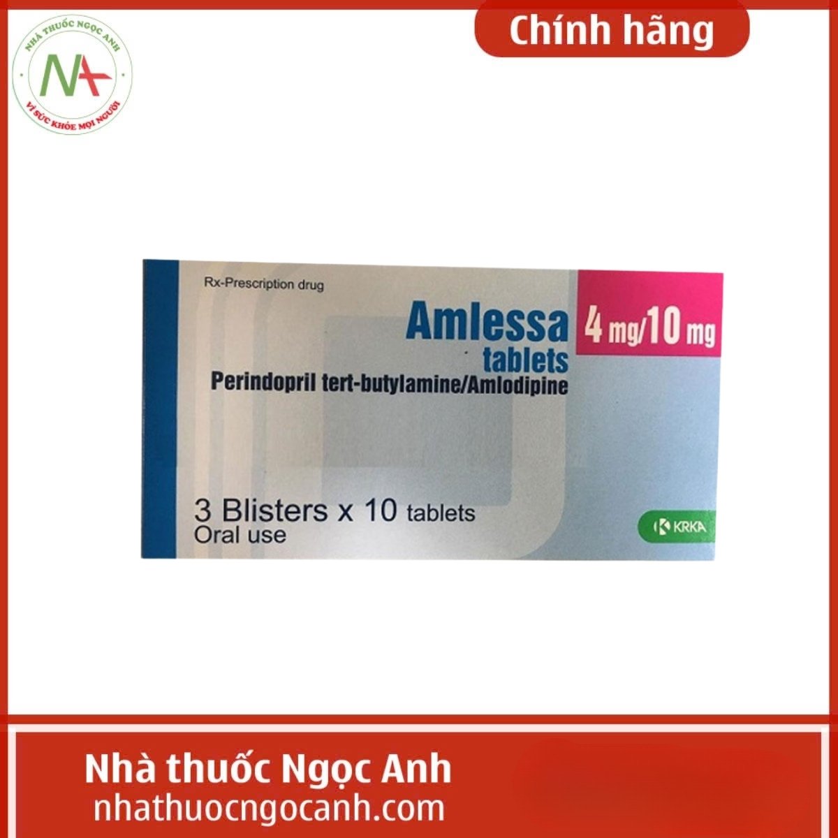 Thuốc Amlessa 4mg/10mg tablets (Perindopril, Amlodipin) mua ở đâu?