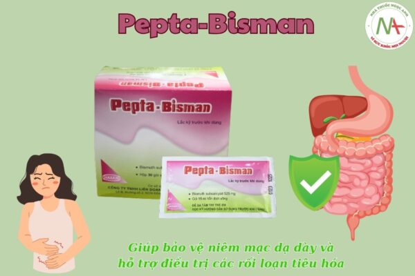 Thuốc Pepta-Bisman (Bismuth subsalicylat) có tác dụng gì? Mua ở đâu?