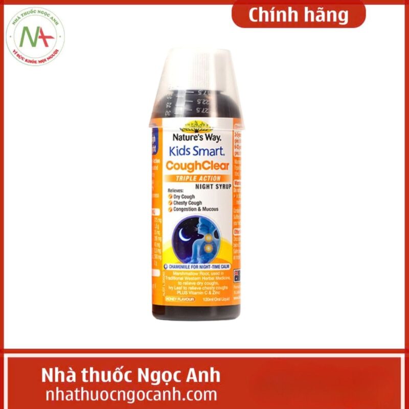 Thuốc Nature’s Way Kids Smart Cough Clear Triple Action Syrup giá bao ...