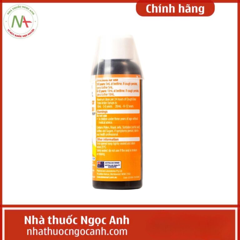 Thuốc Nature’s Way Kids Smart Cough Clear Triple Action Syrup giá bao ...