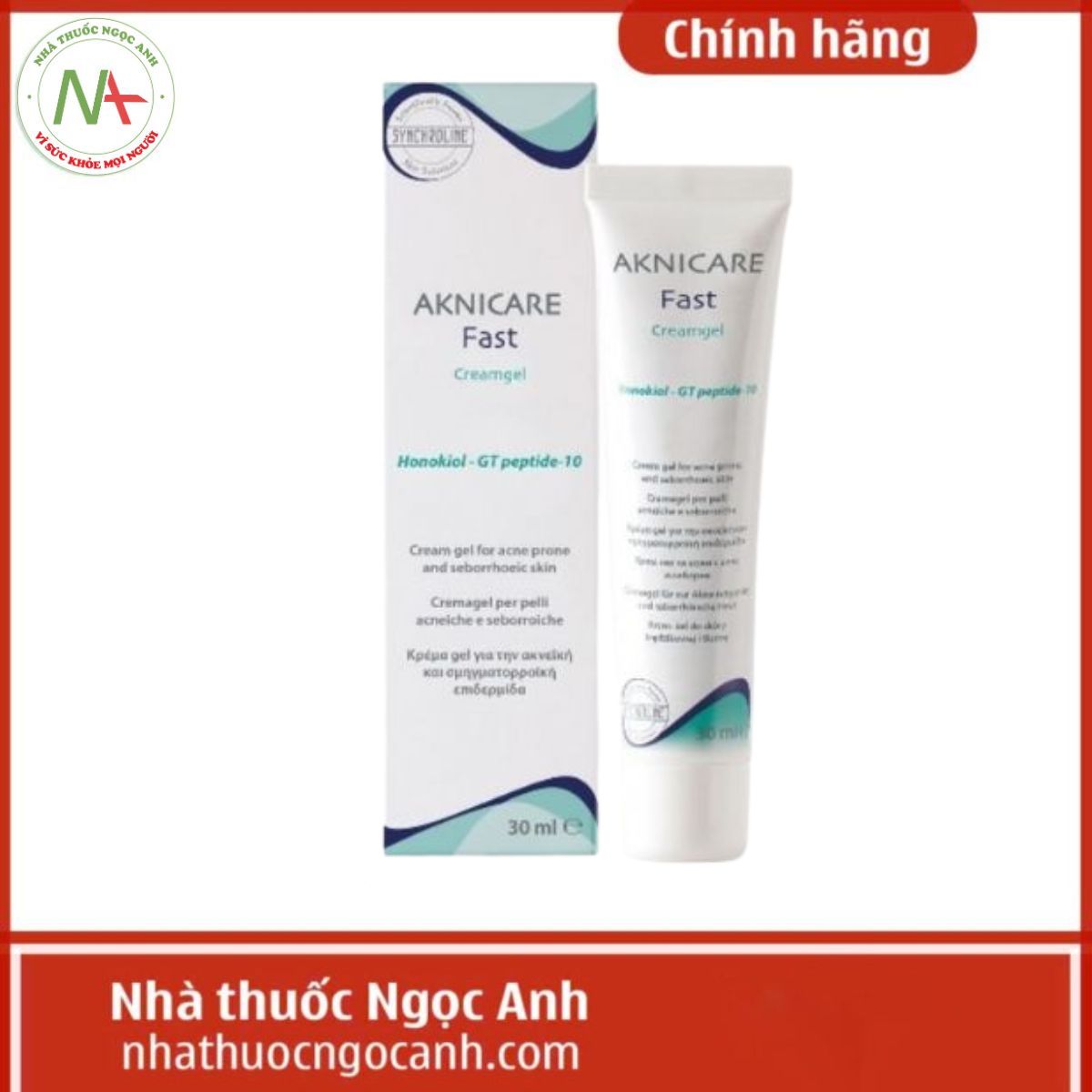 Aknicare Fast Creamgel 30ml có tác dụng gì, có tốt không, giá bao nhiêu?