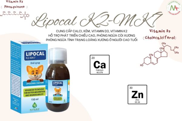 Thuốc Lipocal K2-MK7 là gì, giá bao nhiêu? Mua ở đâu? Có tốt không?