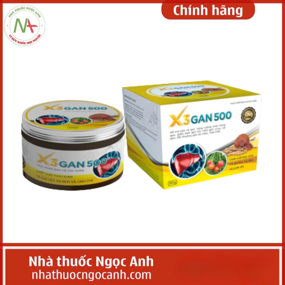Thuốc X3 gan 500 giá bao nhiêu? Mua ở đâu uy tín? Có tốt không?