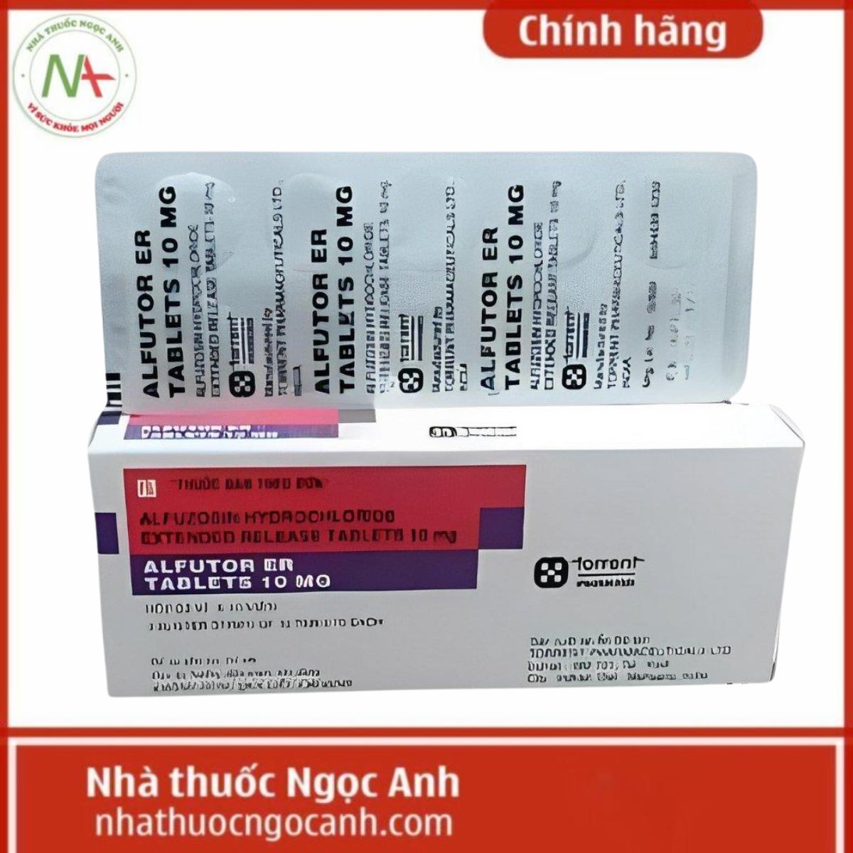 Thuốc Alfutor Er Tablets 10mg điều trị phì đại tiền liệt tuyến