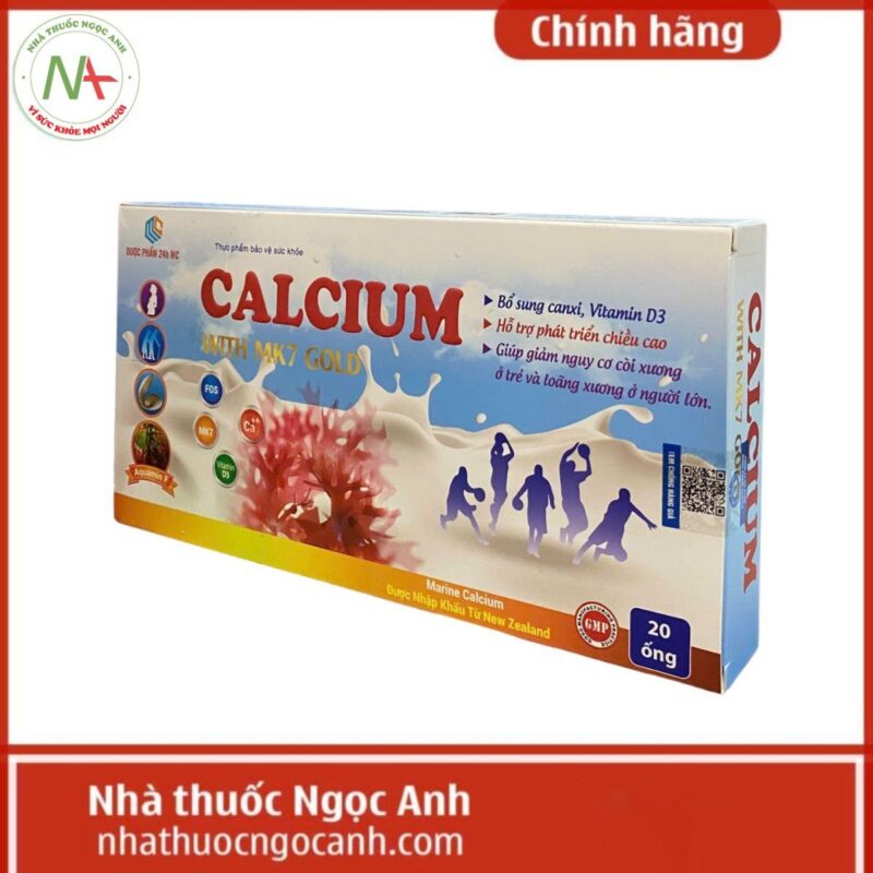 Calcium With MK7 Gold có tác dụng gì, có tốt không, giá bao nhiêu?