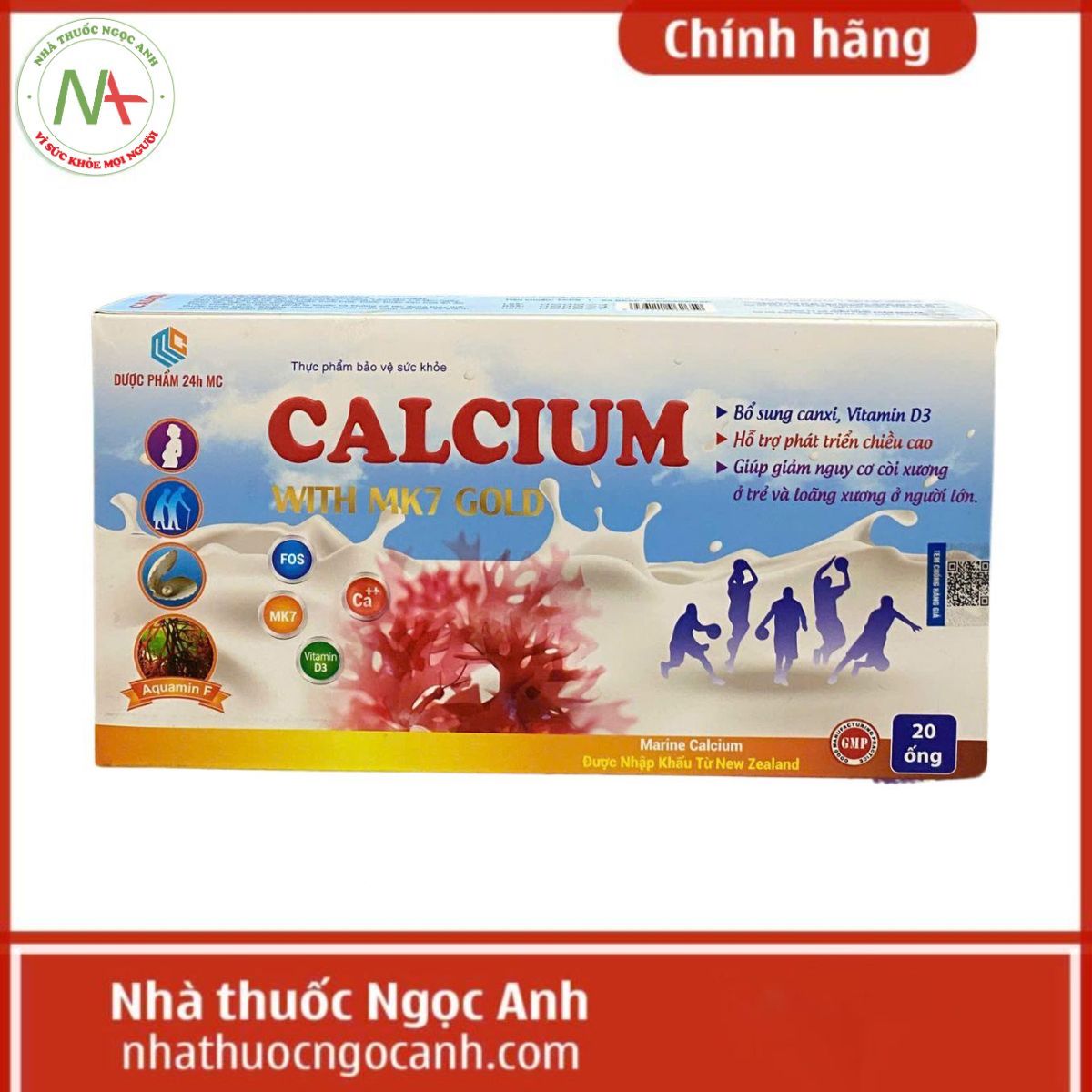 Calcium With MK7 Gold có tác dụng gì, có tốt không, giá bao nhiêu?