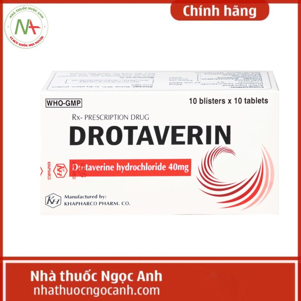 Thuốc Drotaverin 40mg Khapharco là thuốc gì, có tác dụng gì?