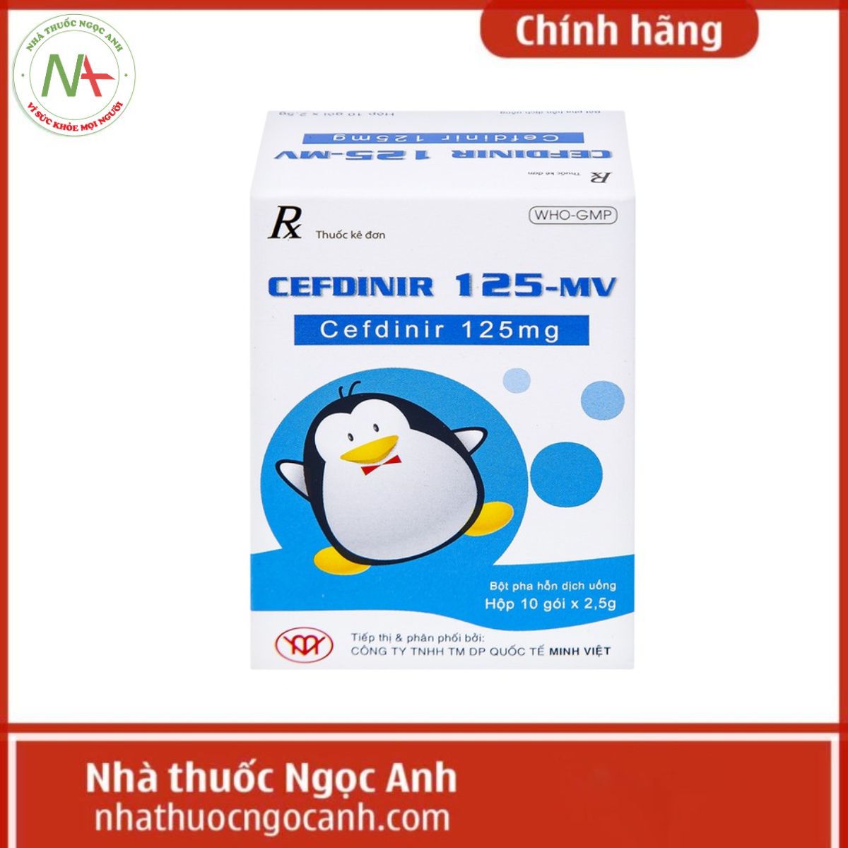 Thuốc Cefdinir 125-MV là thuốc gì, có tác dụng gì, giá bao nhiêu?