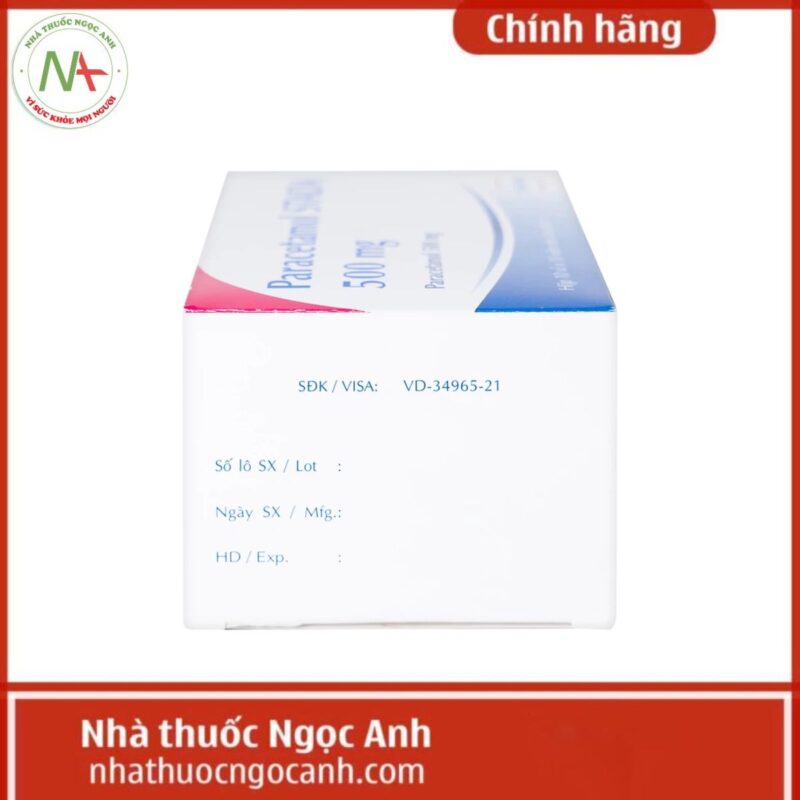 Thuốc Paracetamol Stada 500mg là thuốc gì, có tác dụng gì, giá bao nhiêu?