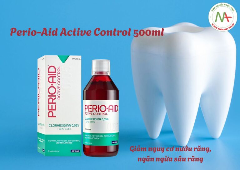 Nước súc miệng Perio-Aid Active Control 500ml giá bao nhiêu?