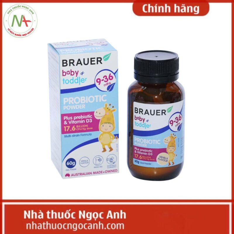 Brauer Baby & Toddler Probiotic Powder có tác dụng gì, có tốt không?