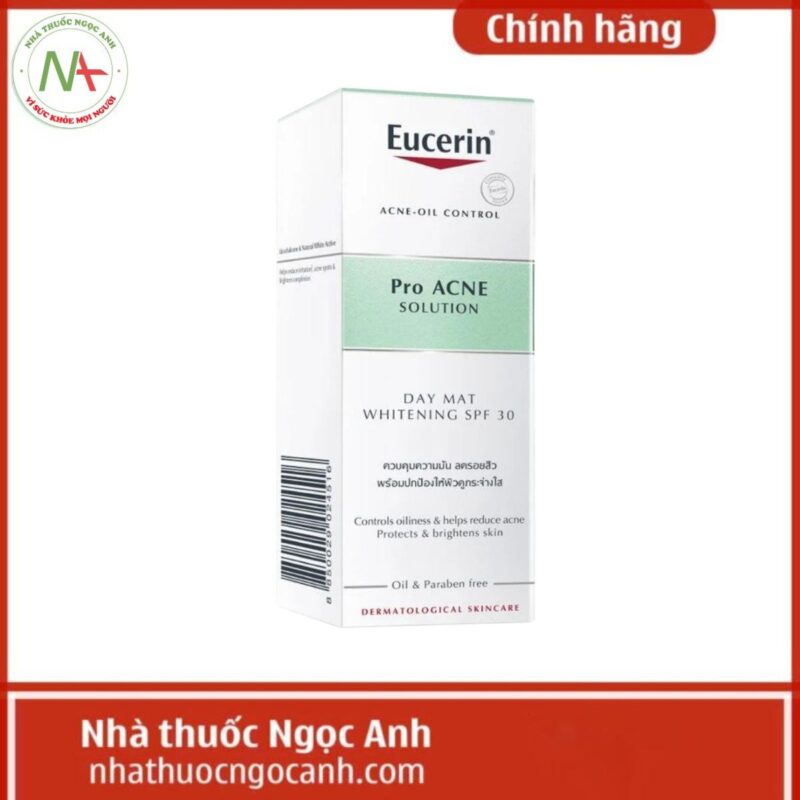 Eucerin Pro Acne Solution Day Matt Whitening Cream SPF 30 50ml có tác ...