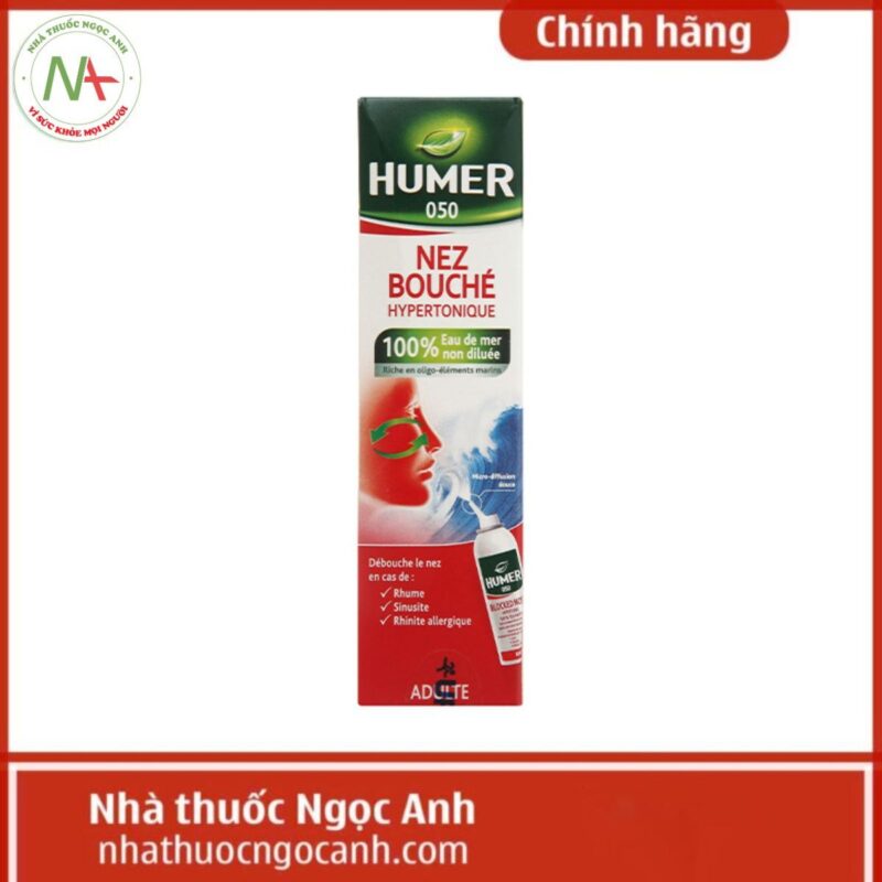 Xịt mũi Humer 050 Blocked Nose có tác dụng gì, giá bao nhiêu?