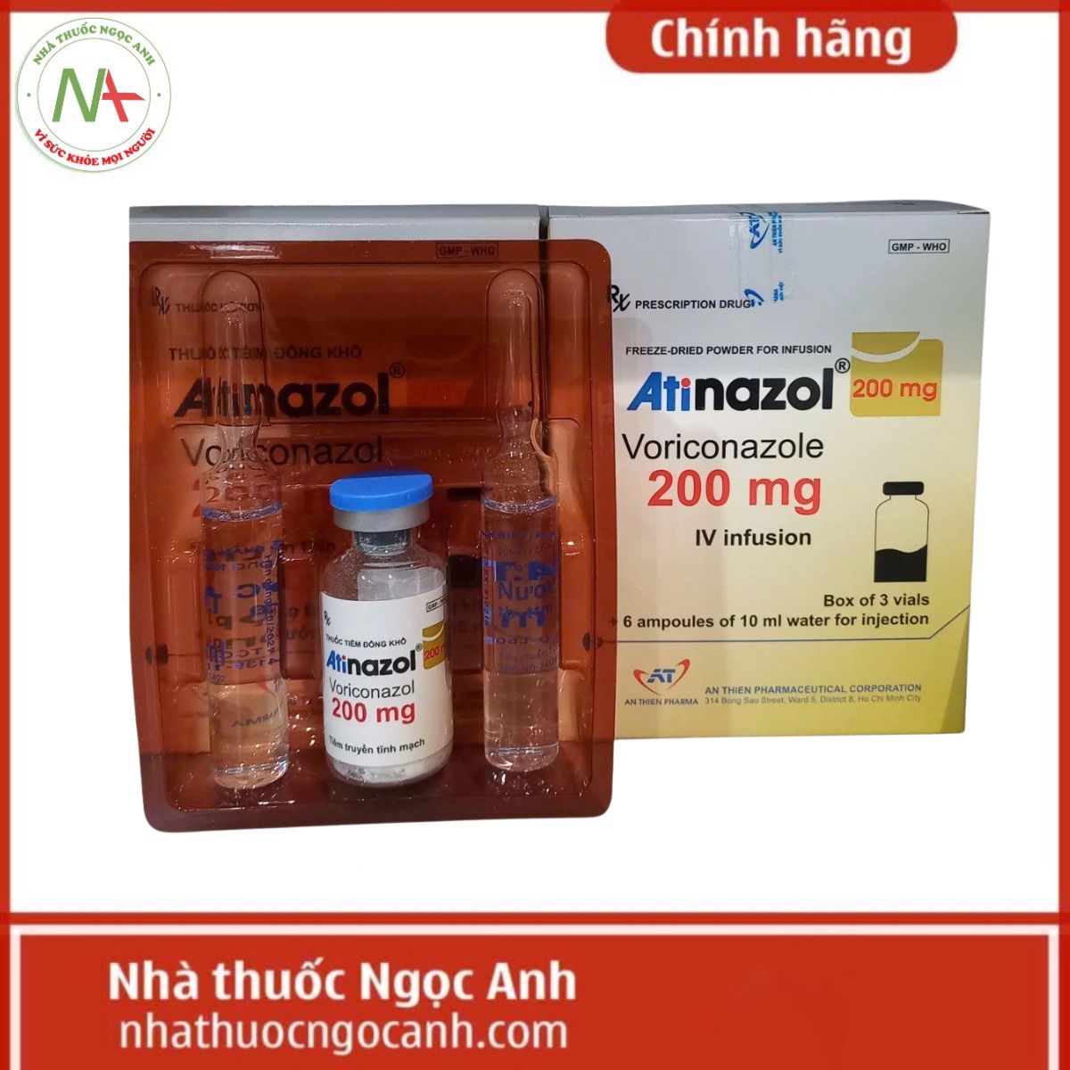 Thuốc Atinazol 200 mg (Voriconazole) là thuốc gì, có tác dụng gì?