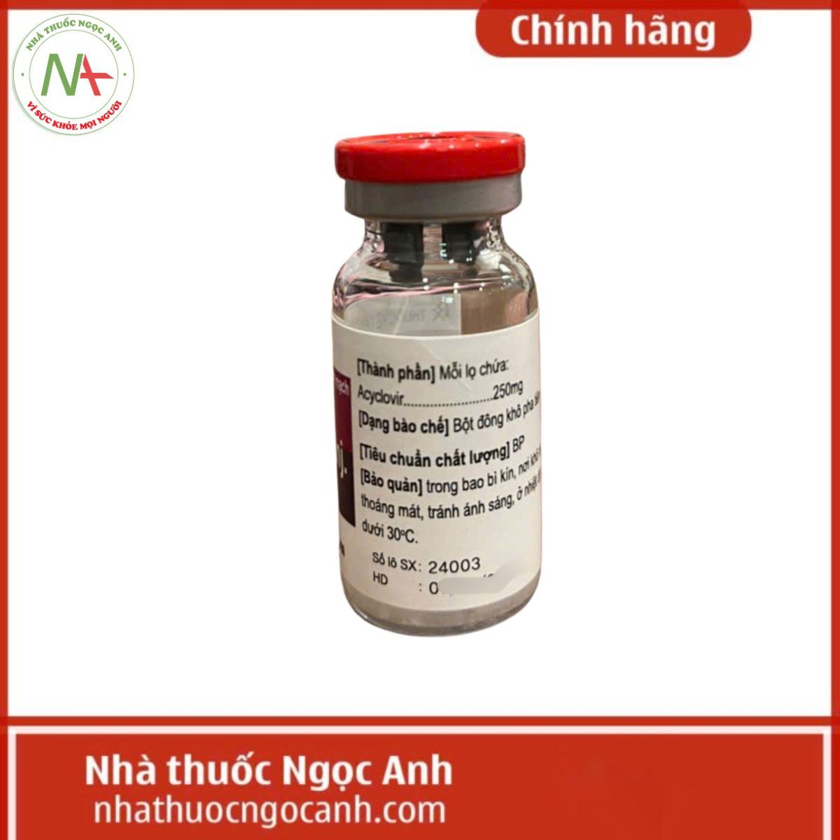 Thuốc Azein Inj. 250mg (Acyclovir) là thuốc gì, có tác dụng gì?