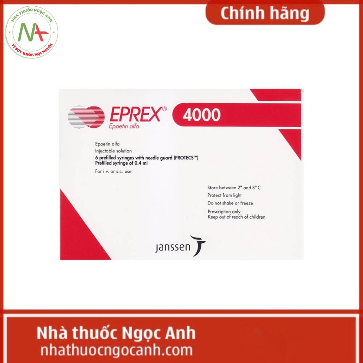 Thuốc Eprex 4000 (Epoetin alfa) là thuốc gì, có tác dụng gì?
