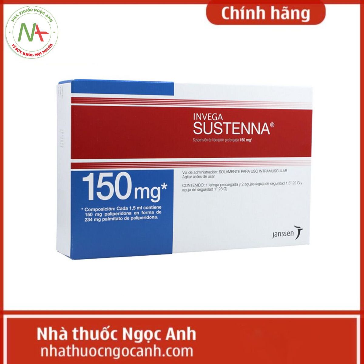 Thuốc Invega Sustenna 150mg/1,5ml (Paliperidone) có tác dụng gì?