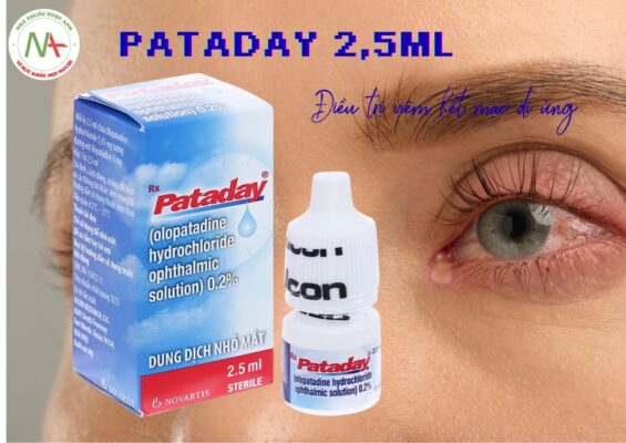 Thuốc Pataday 2,5ml (Olopatadine) là thuốc gì, có tác dụng gì?