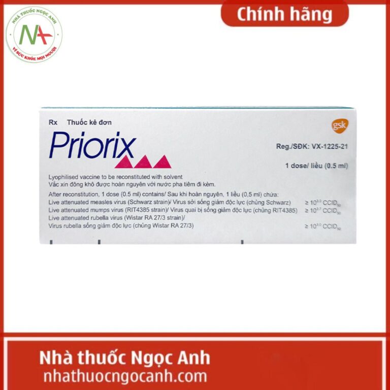Vắc xin Priorix có tác dụng gì, giá bao nhiêu, mua ở đâu?