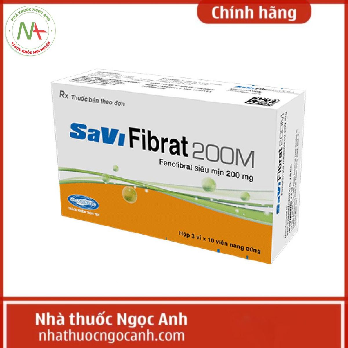 Thuốc SaviFibrat 200M (Fenofibrat) là thuốc gì, có tác dụng gì?