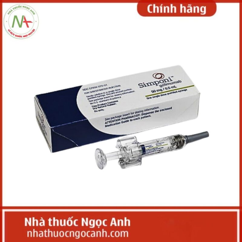 Thuốc Simponi 50mg/0.5ml (Golimumab) là thuốc gì, có tác dụng gì?