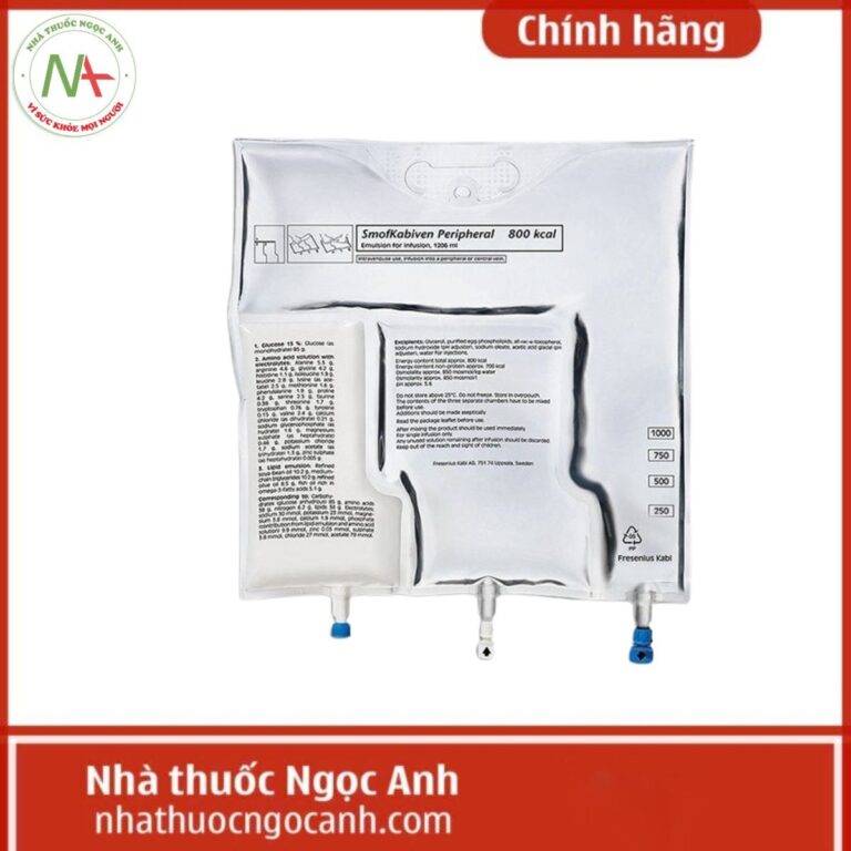 Smofkabiven peripheral có tác dụng gì, giá bao nhiêu, mua ở đâu?