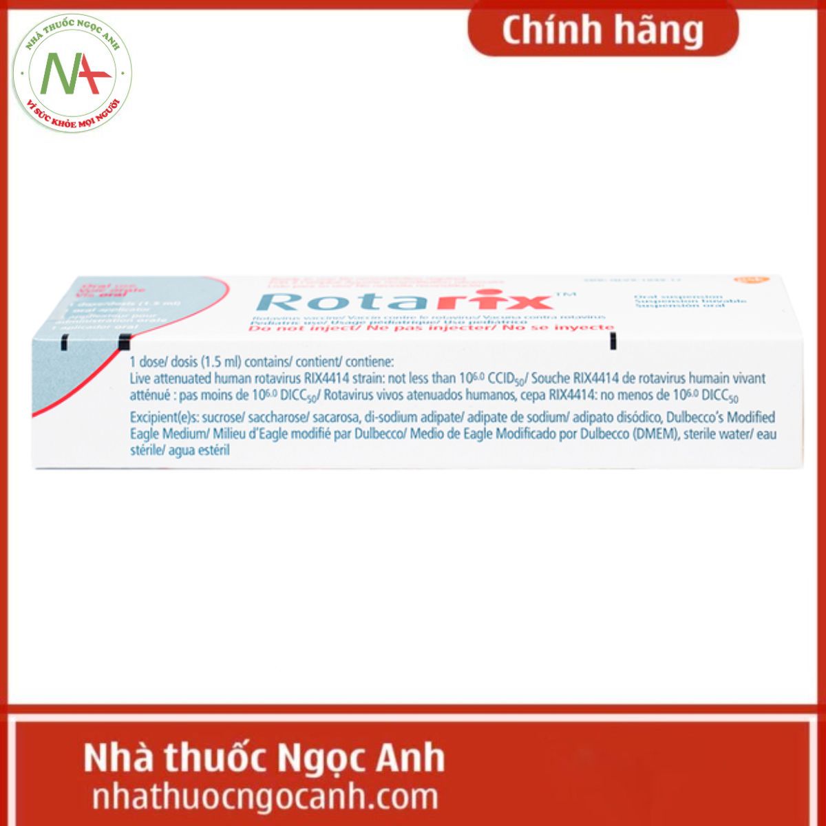 Vắc-xin Rotarix có tác dụng gì, giá bao nhiêu, mua ở đâu?
