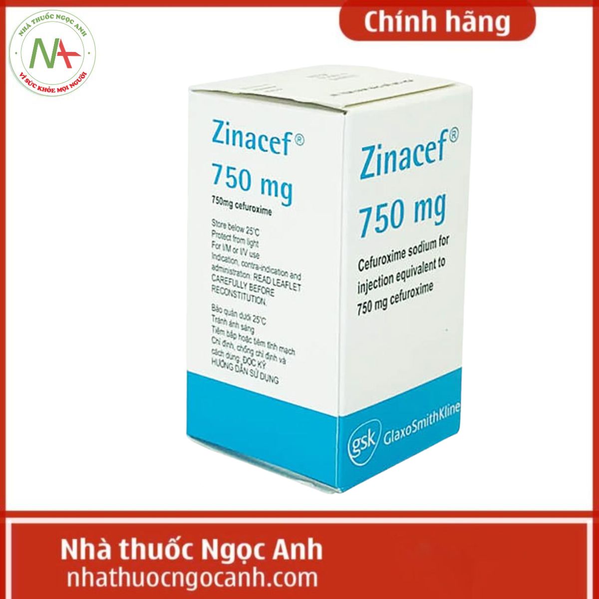 Thuốc Zinacef 750mg (Cefuroxim) là thuốc gì, có tác dụng gì?