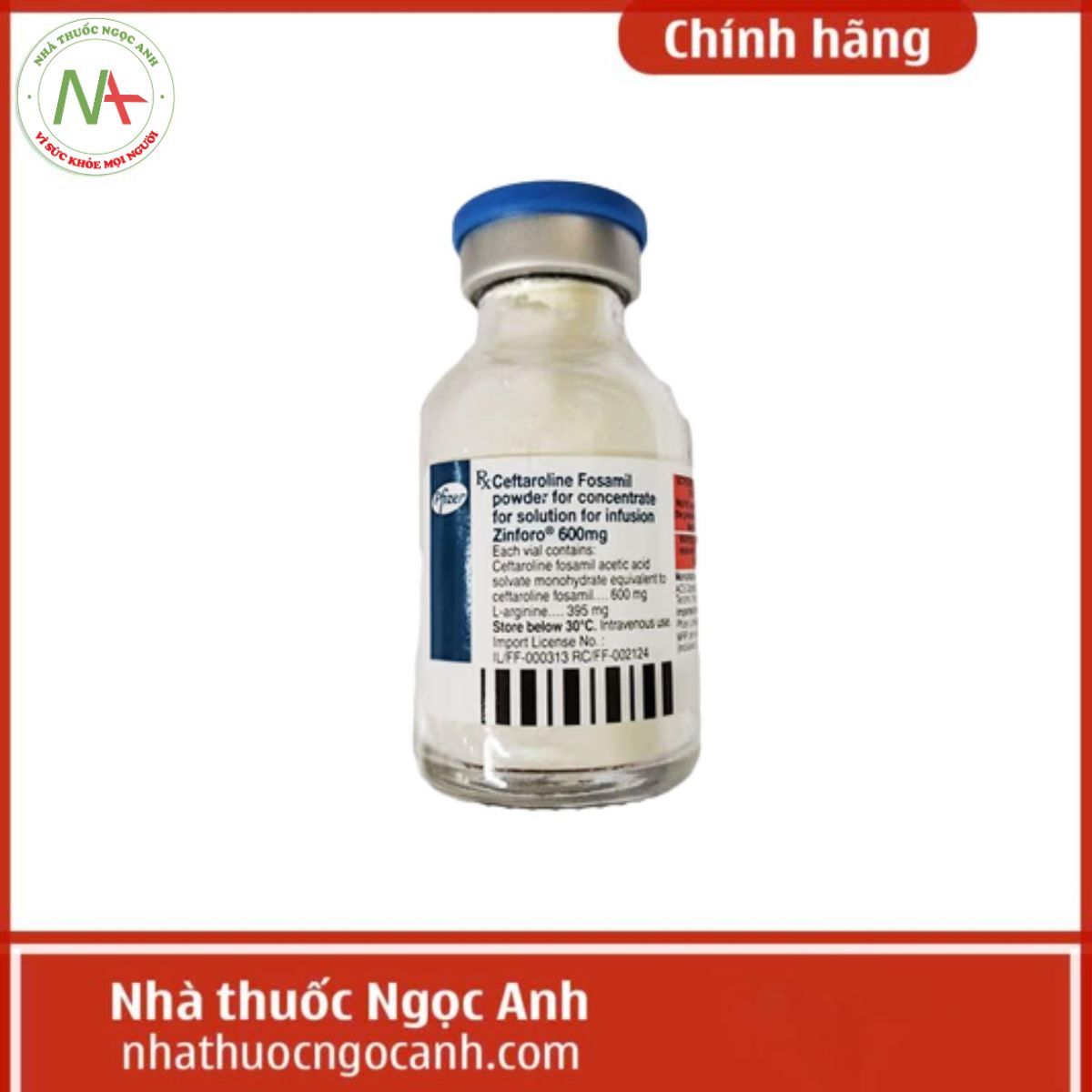 Thuốc Zinforo 600mg (Ceftaroline) là thuốc gì, có tác dụng gì?