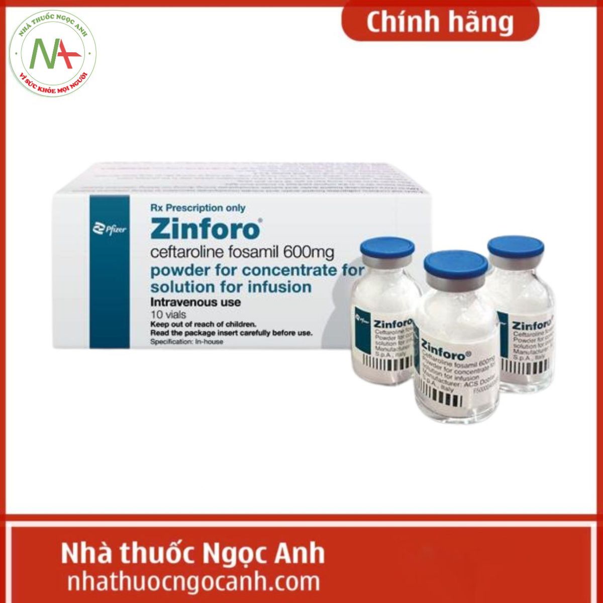 Thuốc Zinforo 600mg (Ceftaroline) là thuốc gì, có tác dụng gì?