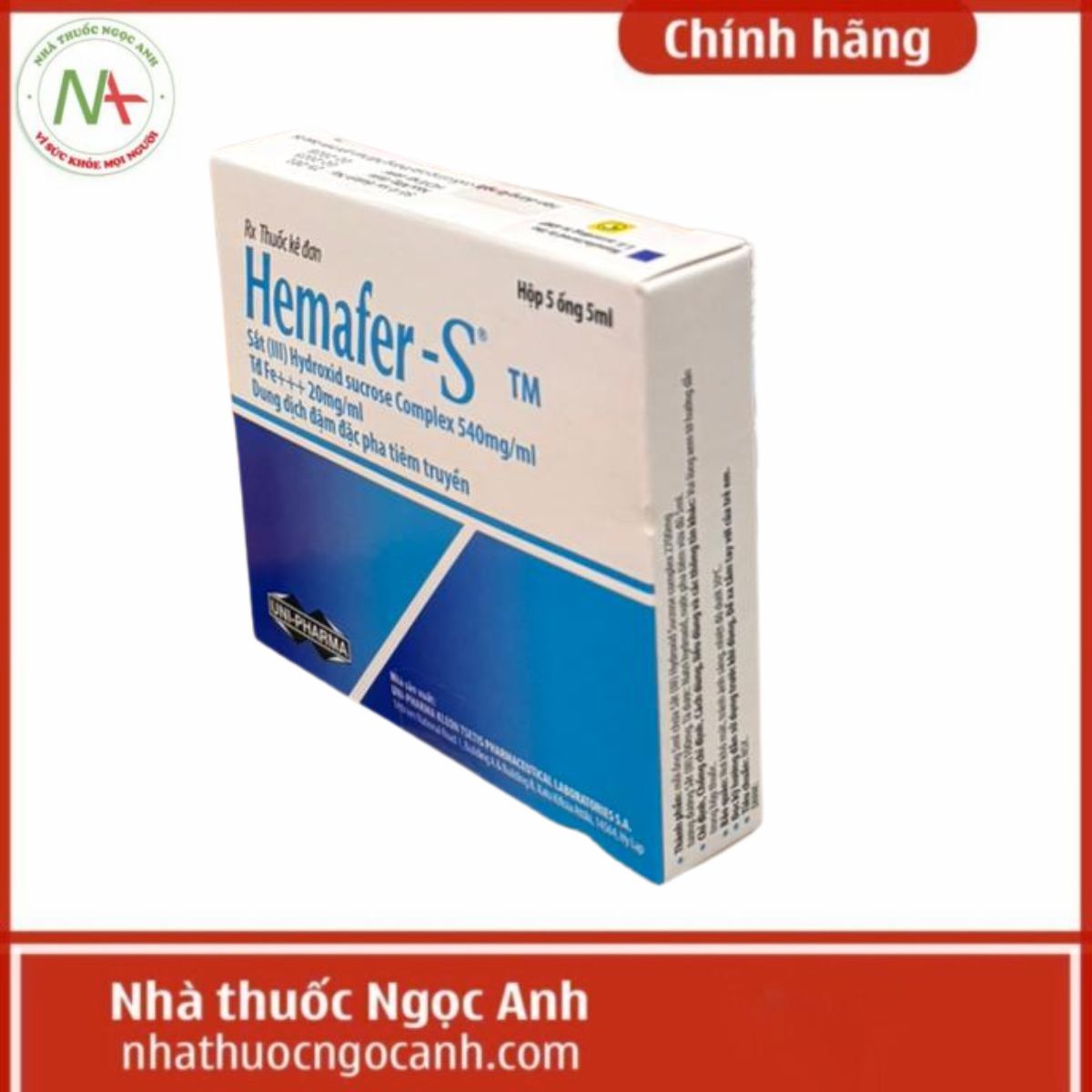 Thuốc Hemafer-S 20mg/ml là thuốc gì, mua ở đâu, giá bao nhiêu?